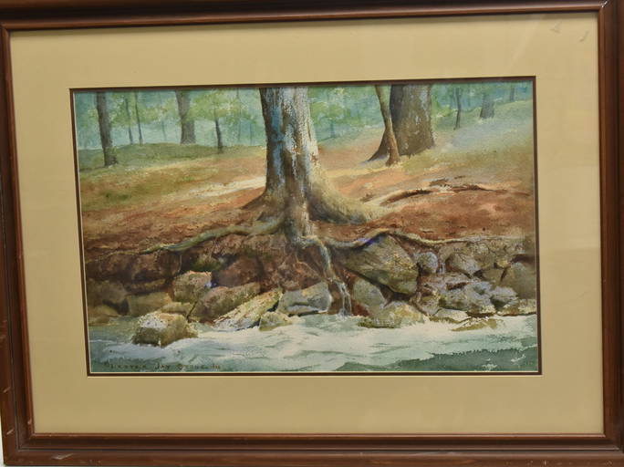 Watercolor "lester" Jay Stone