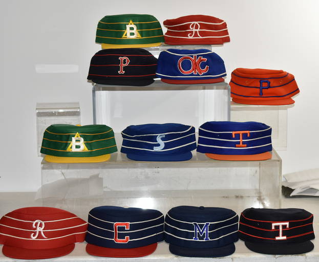 12 Minor League Baseball Pillbox Caps