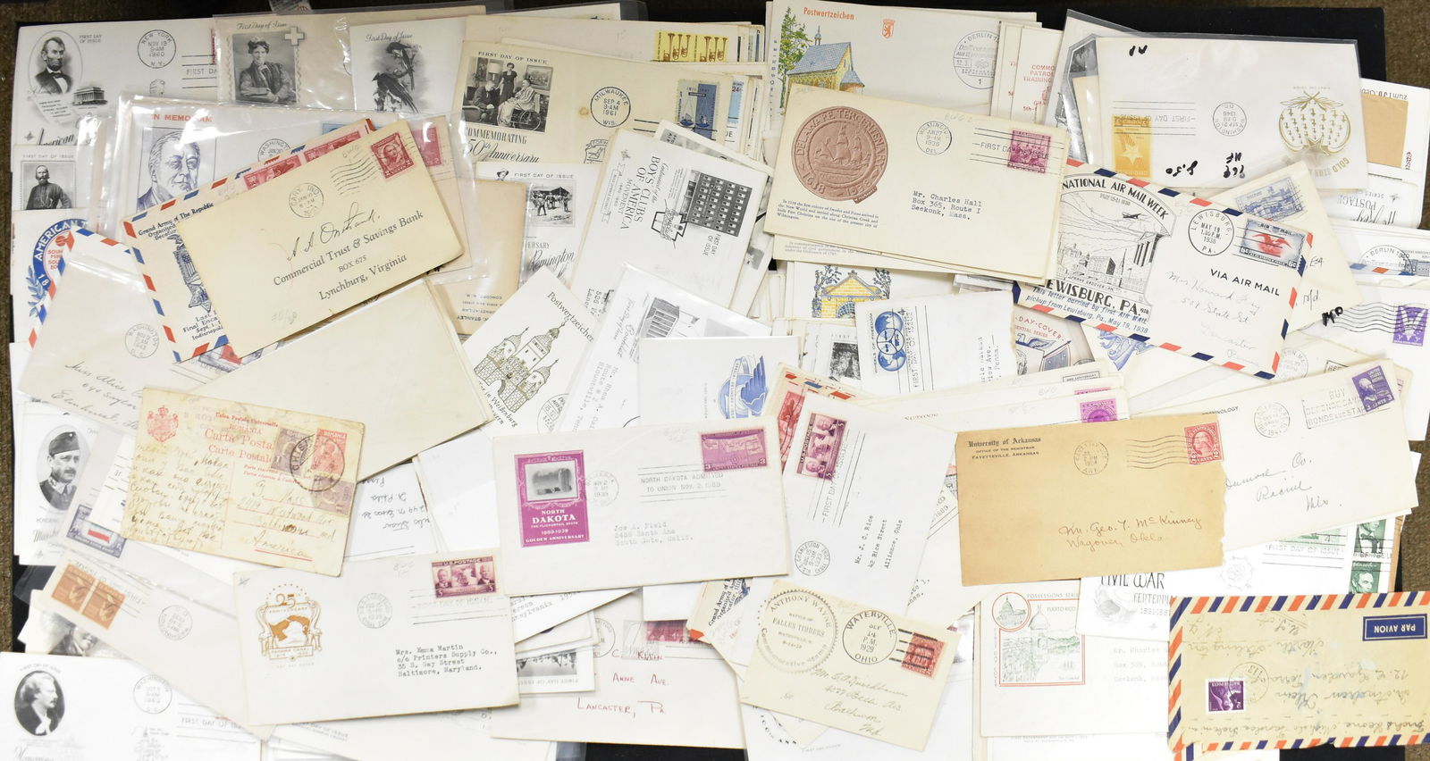 First Day Issue Us Postage Envelopes And Stamps