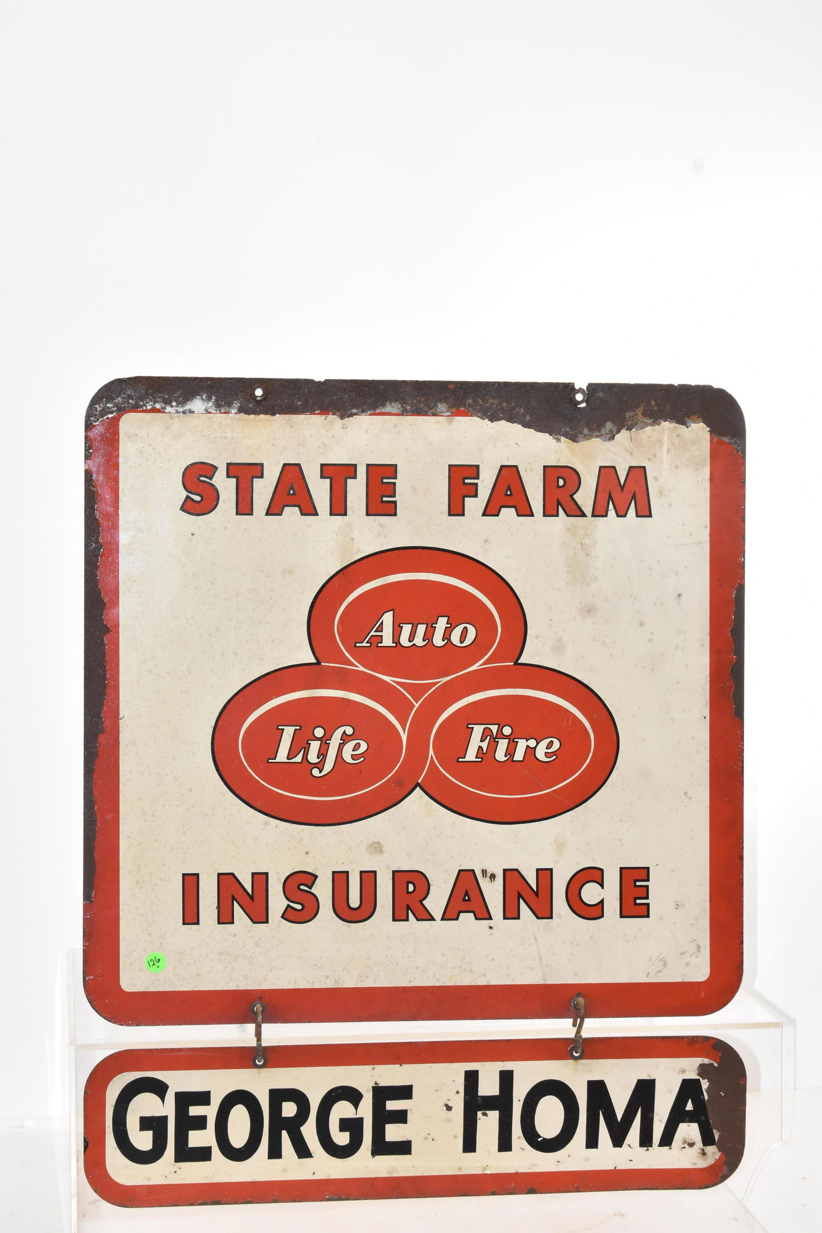 Vintage State Farm Insurance Sign