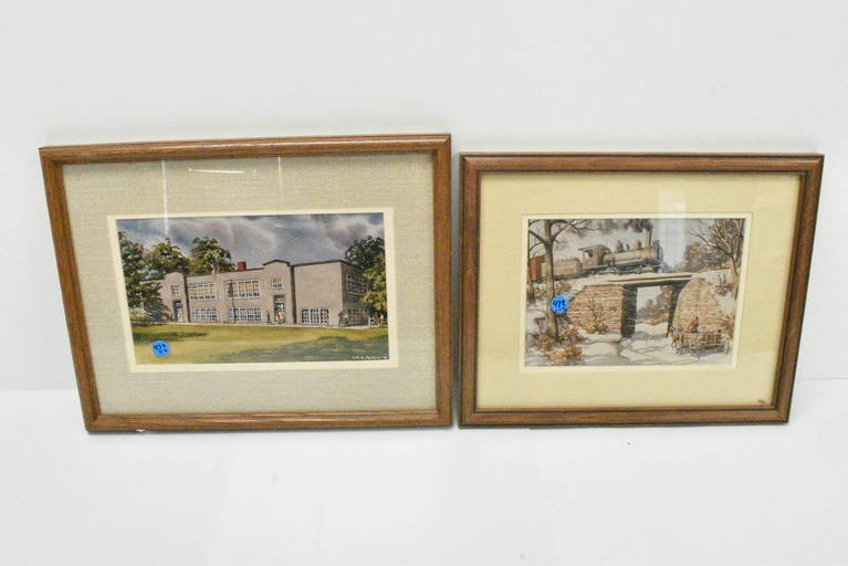 Two Prints By William A. Falkler