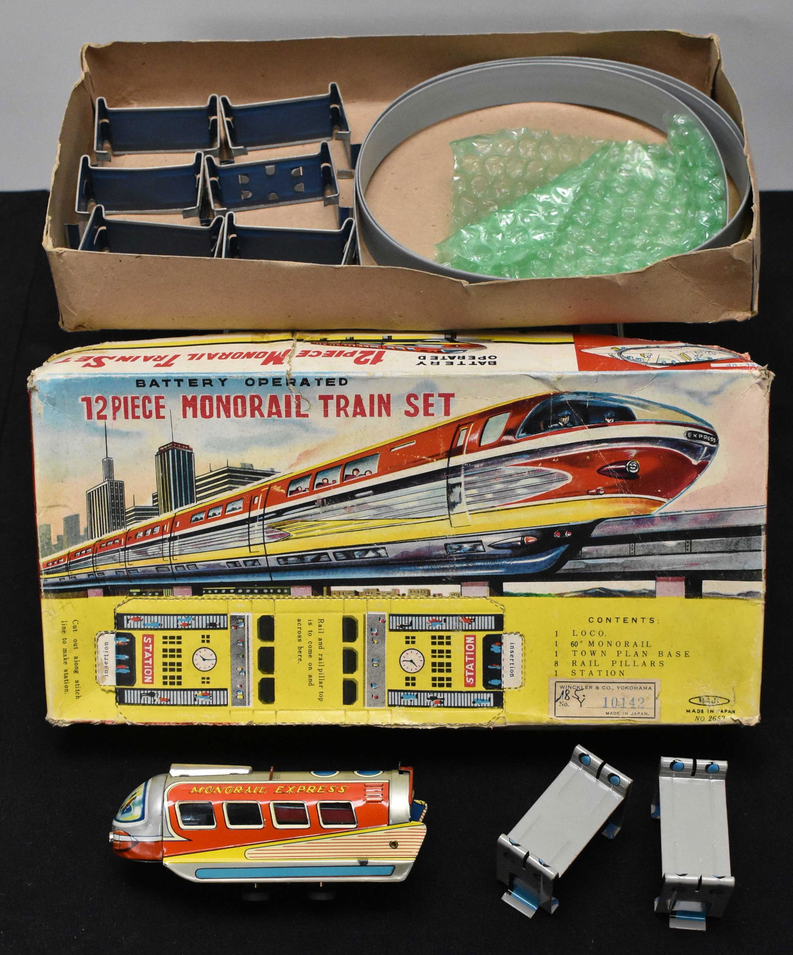 Haji 12 Piece Monorail Train Set - May 22, 2020 | Keystone Auction LLC ...