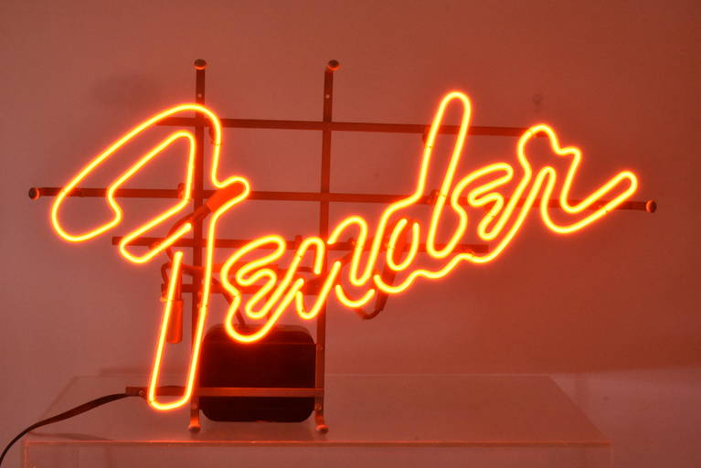 Fender Guitar Neon Light - Aug 14, 2020 | Keystone Auction LLC in PA
