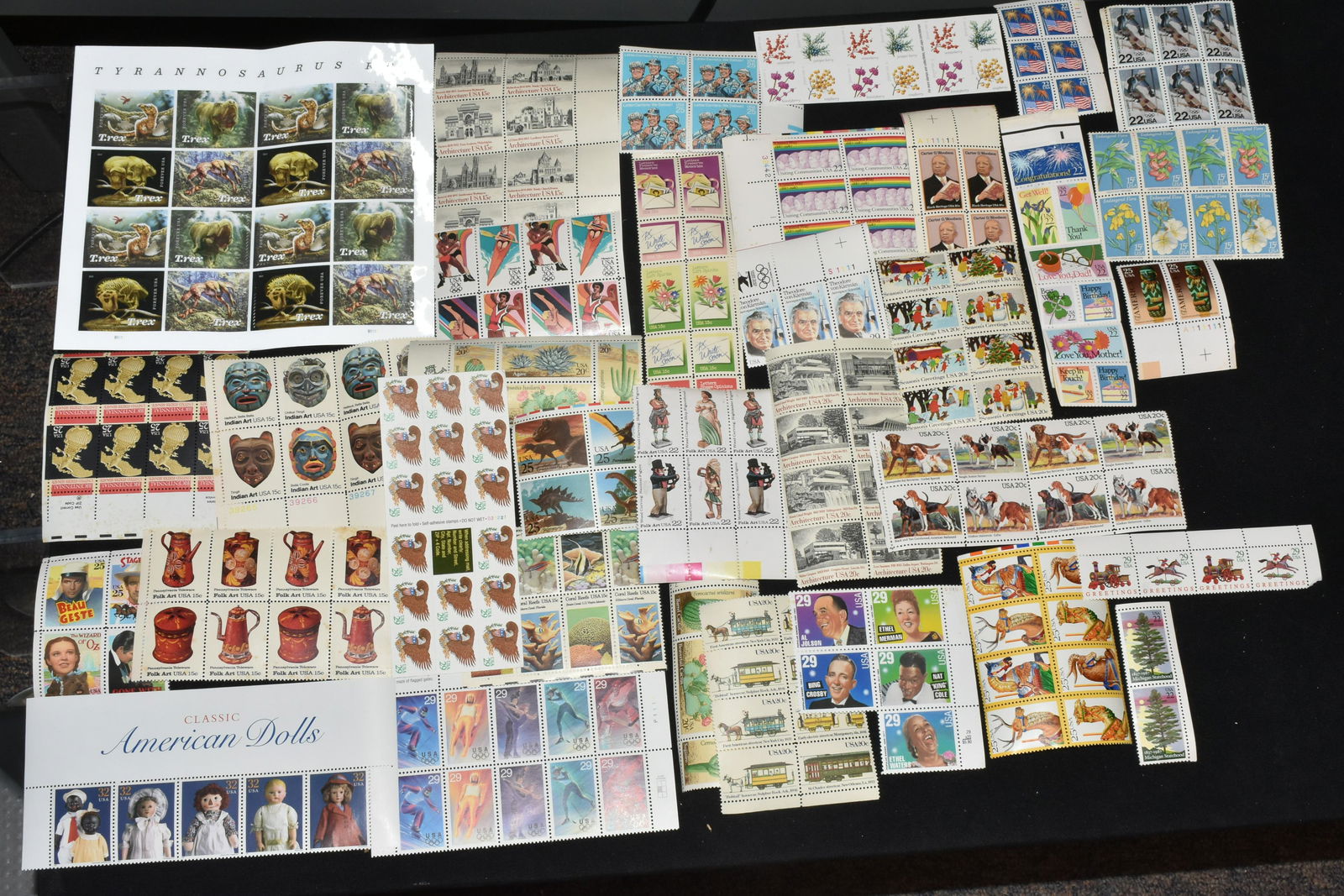 Us Postage Stamp Full And Partial Sheets