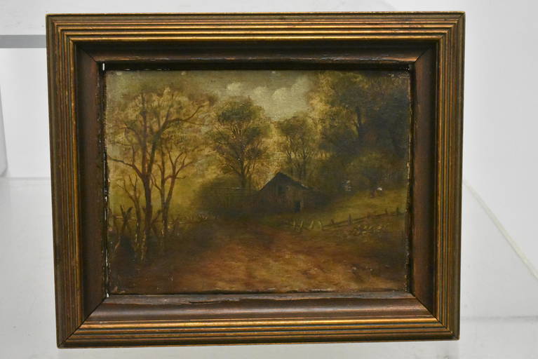 19th C Oil On Canvas By Francis Elizabeth Diehl