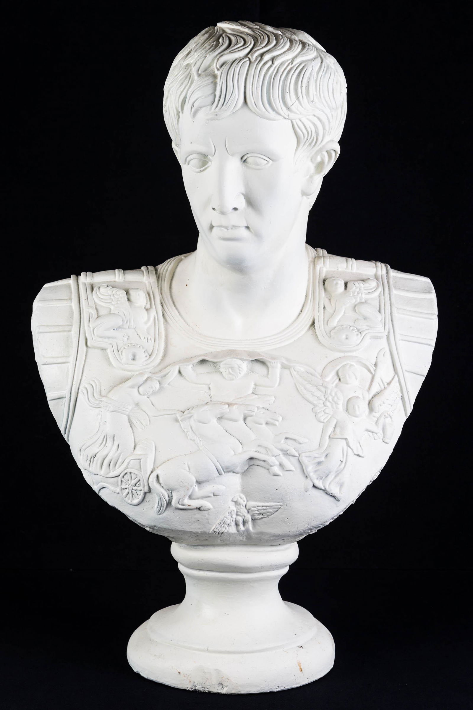 Ceramic Bust Of Julius Caesar