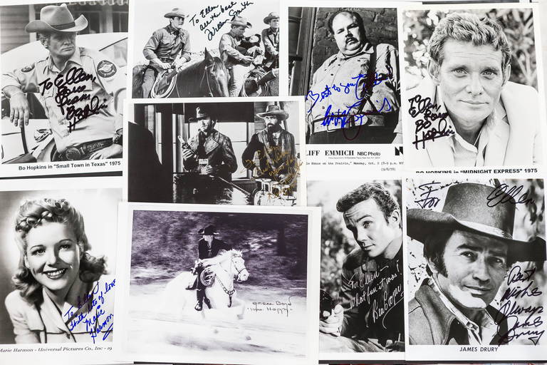 Autographed Photos Of Western Actors And Actresses