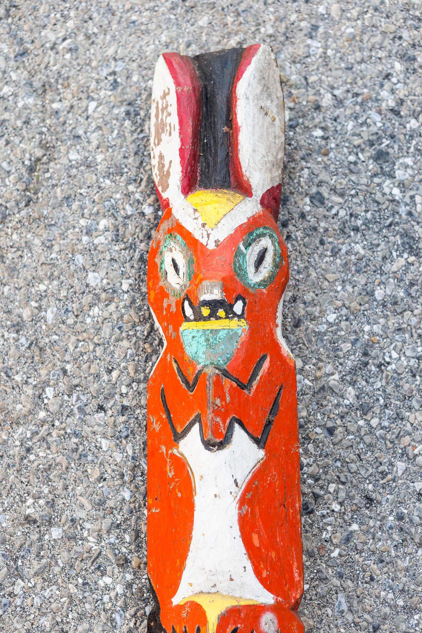 Hand Carved Boy Scout Totem Pole
