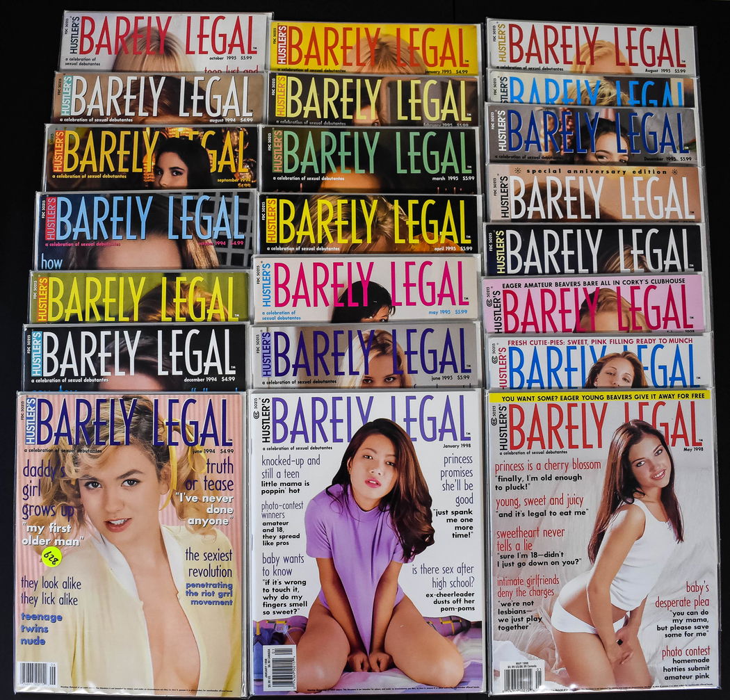 22 Hustler Barely Legal Magazines Jun 18 2021 Keystone Auction Llc