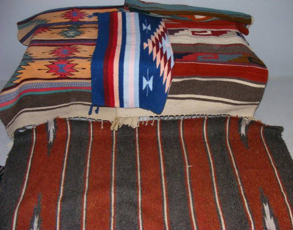 Navajo Indian Saddle Blankets