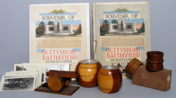 2: Grouping of Gettysburg Battlefield Souvenirs