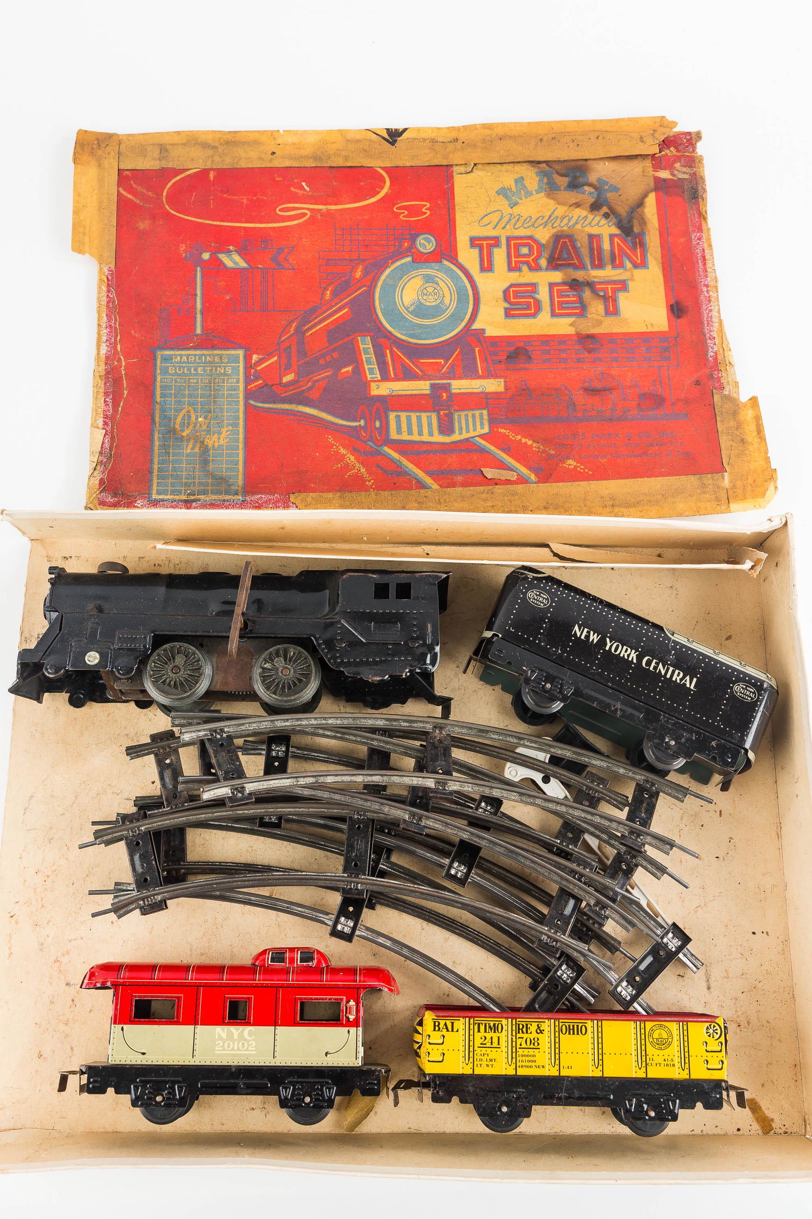 Marx Wind Up Train Set