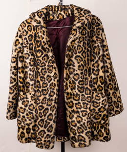 Vintage Leopard Fur Coat
