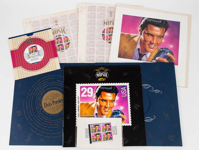 US Postal Service Elvis Presley Stamp Set - Nov 19, 2021 | Keystone ...