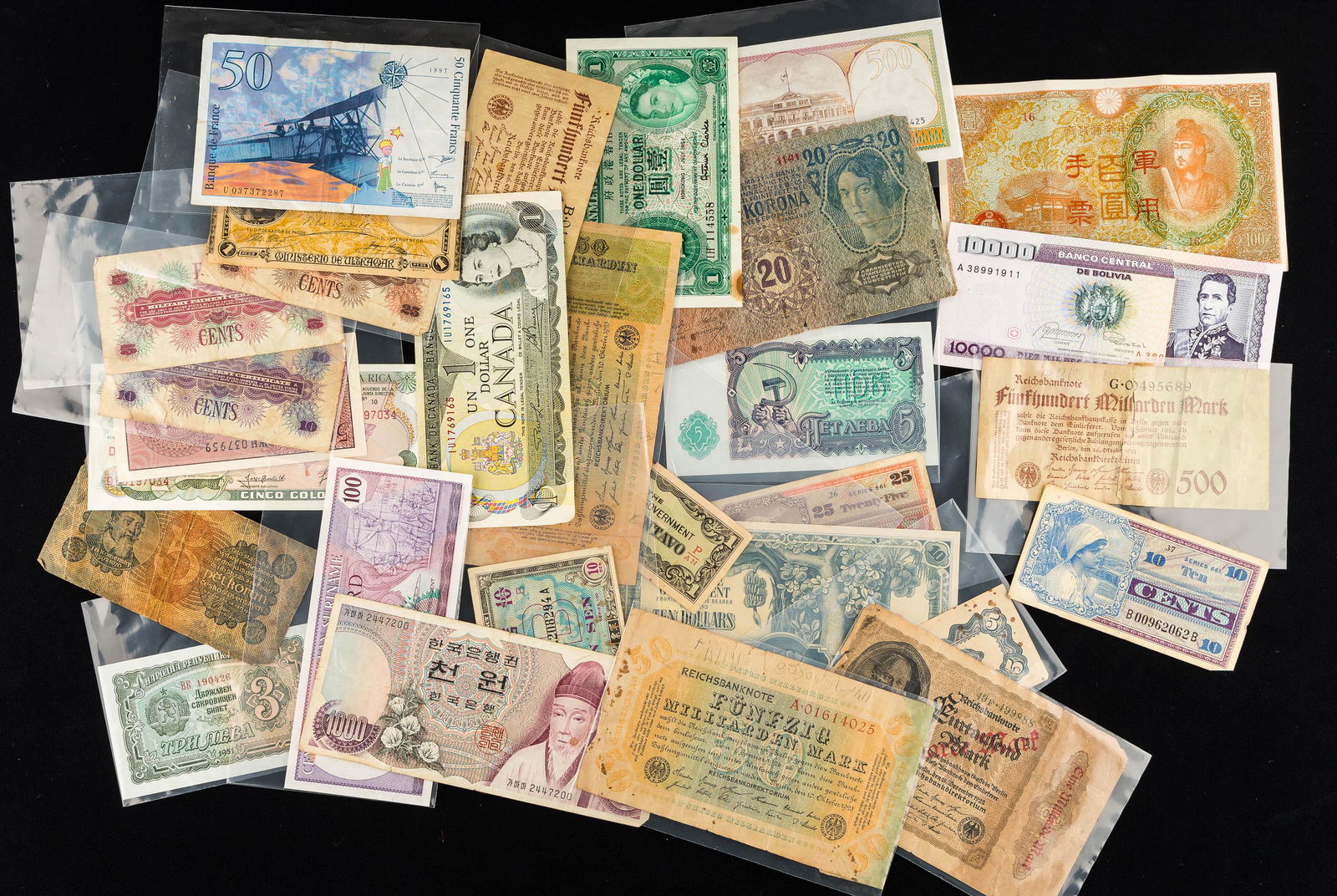 Antique Paper Currency