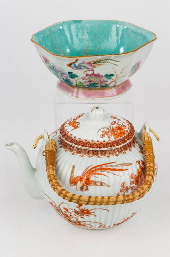 Chinese Porcelain Bowl and Teapot - May 13, 2022 | Keystone Auction LLC ...