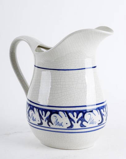 Rabbit Pattern Pitcher, After Old Dedham Style - May 13, 2022 ...
