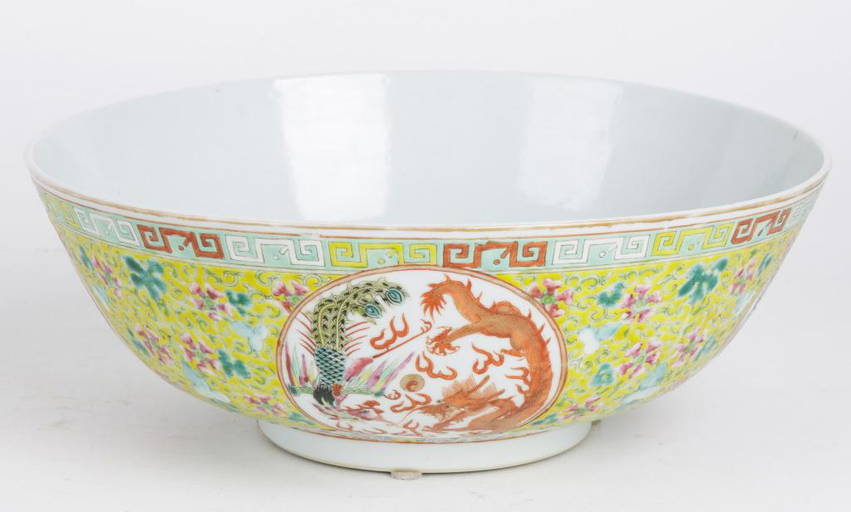 Antique Chinese Dragon and Phoenix Bowl (#0014) on Sep 30, 2022 ...