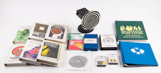 Vintage Hypnosis Machine & Several Courses On Tape