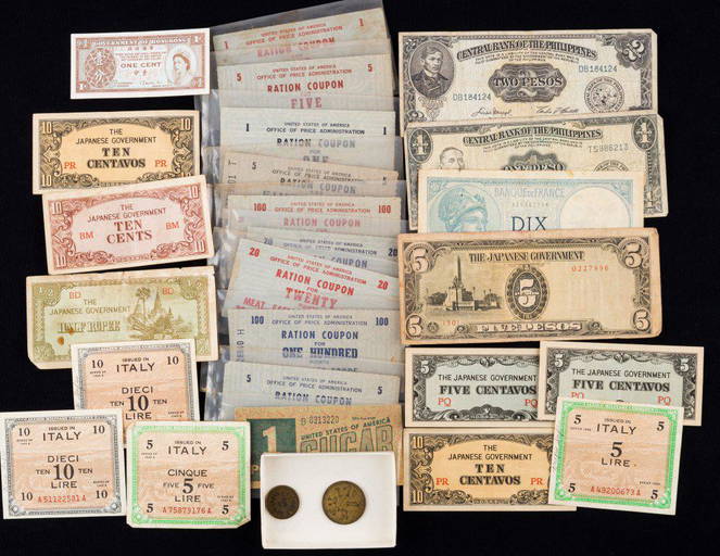 Wwii Era Rations And Occupation Currency