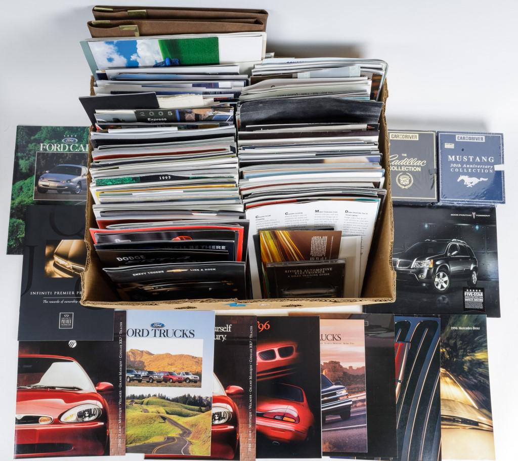 1980s 2000s Car Show Brochures