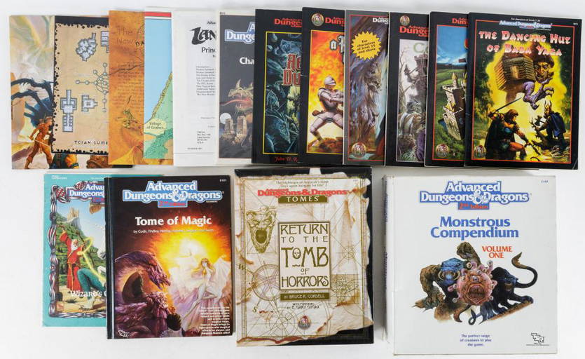 D & D 2nd Edition Boxes & Books (11+) (#0624B) on Jan 13, 2023 ...