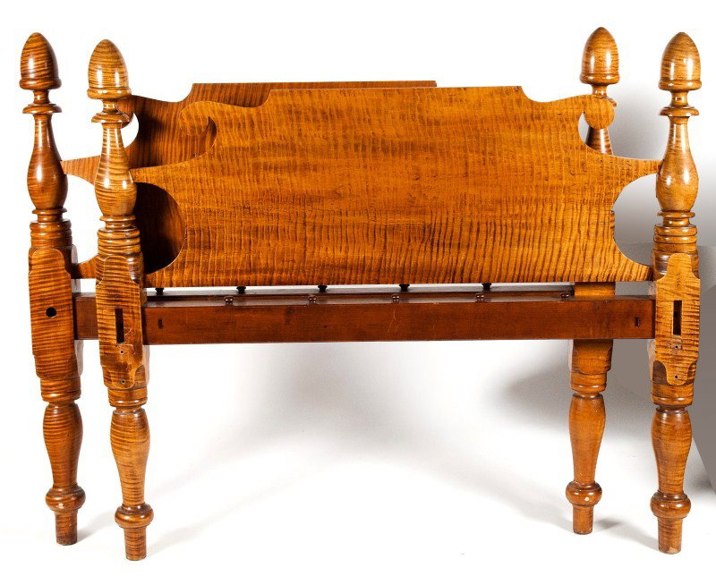 Tiger Maple Bed - Jan 28, 2012 | Keystone Auction LLC in PA