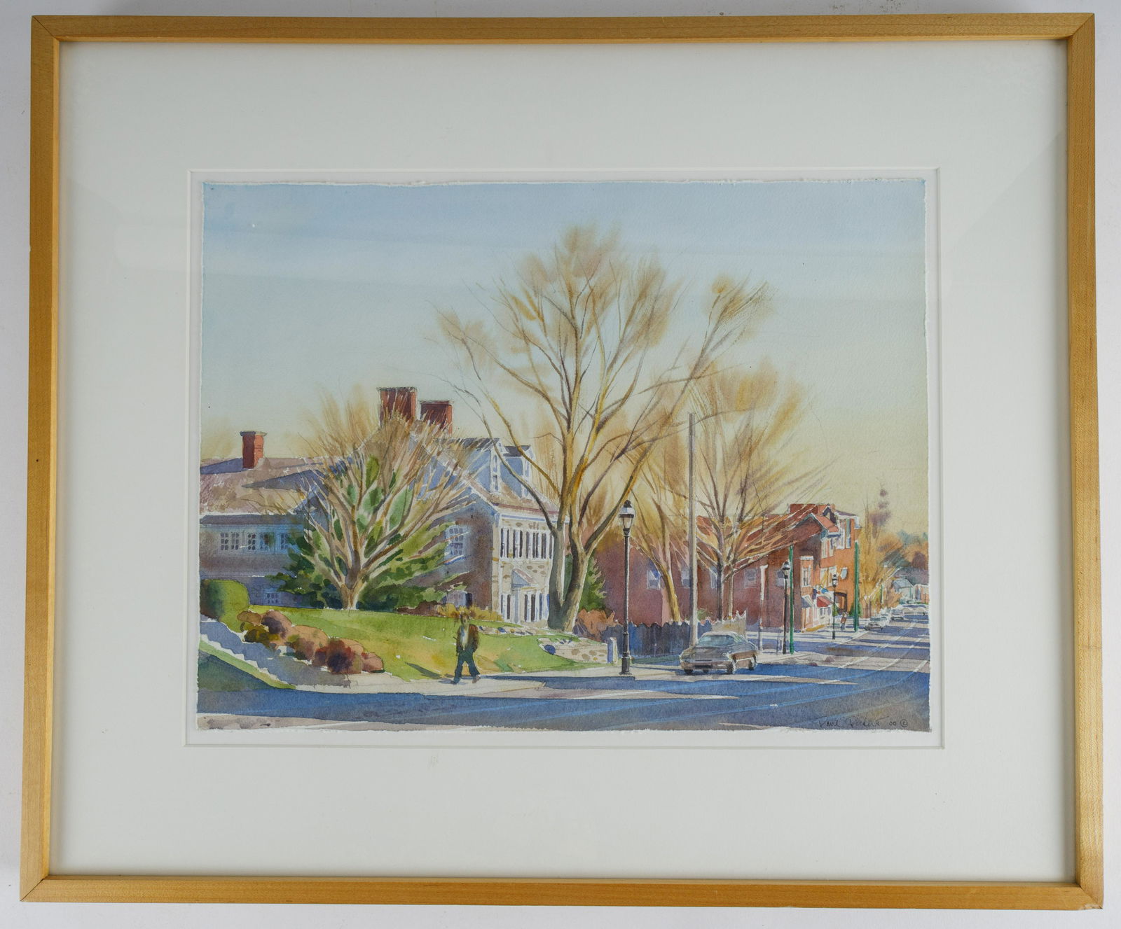 Water Color Of Chestnut Hill By Paul Rickert