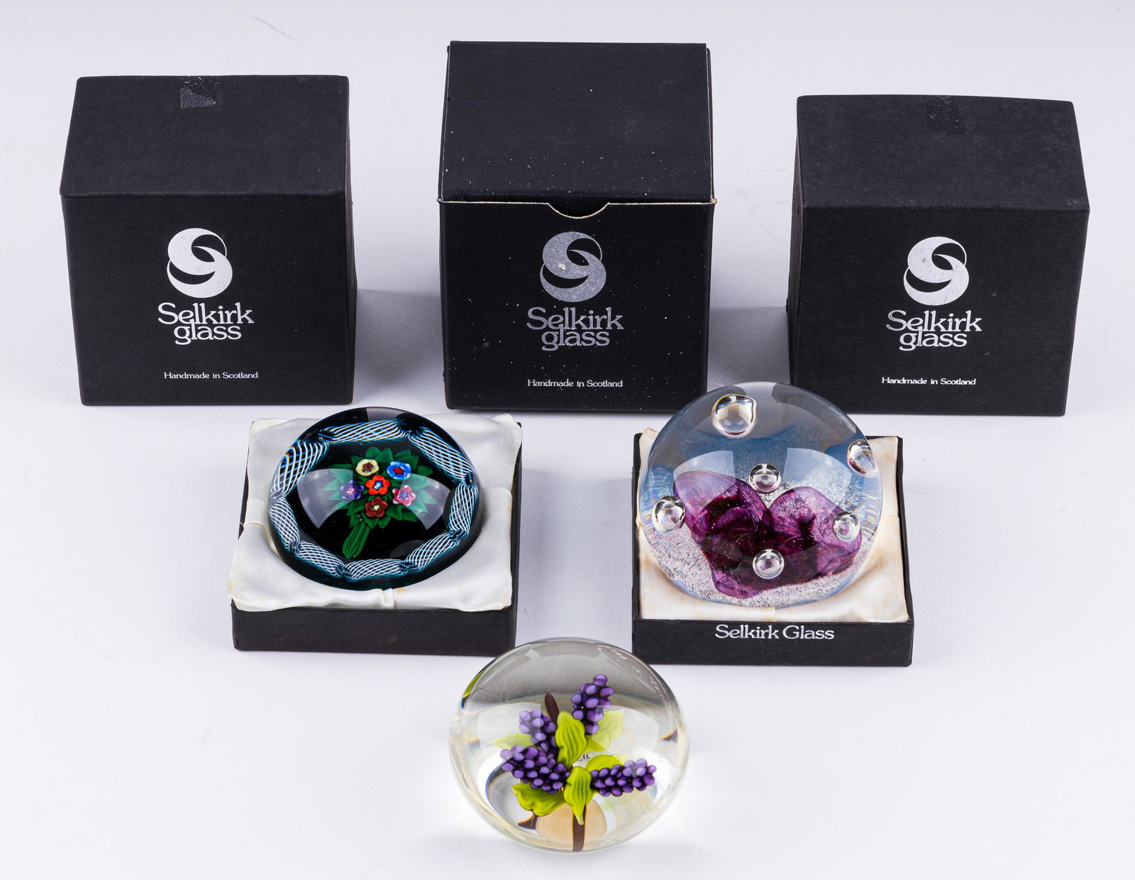 Selkirk Art Glass Paperweights Limited Editions