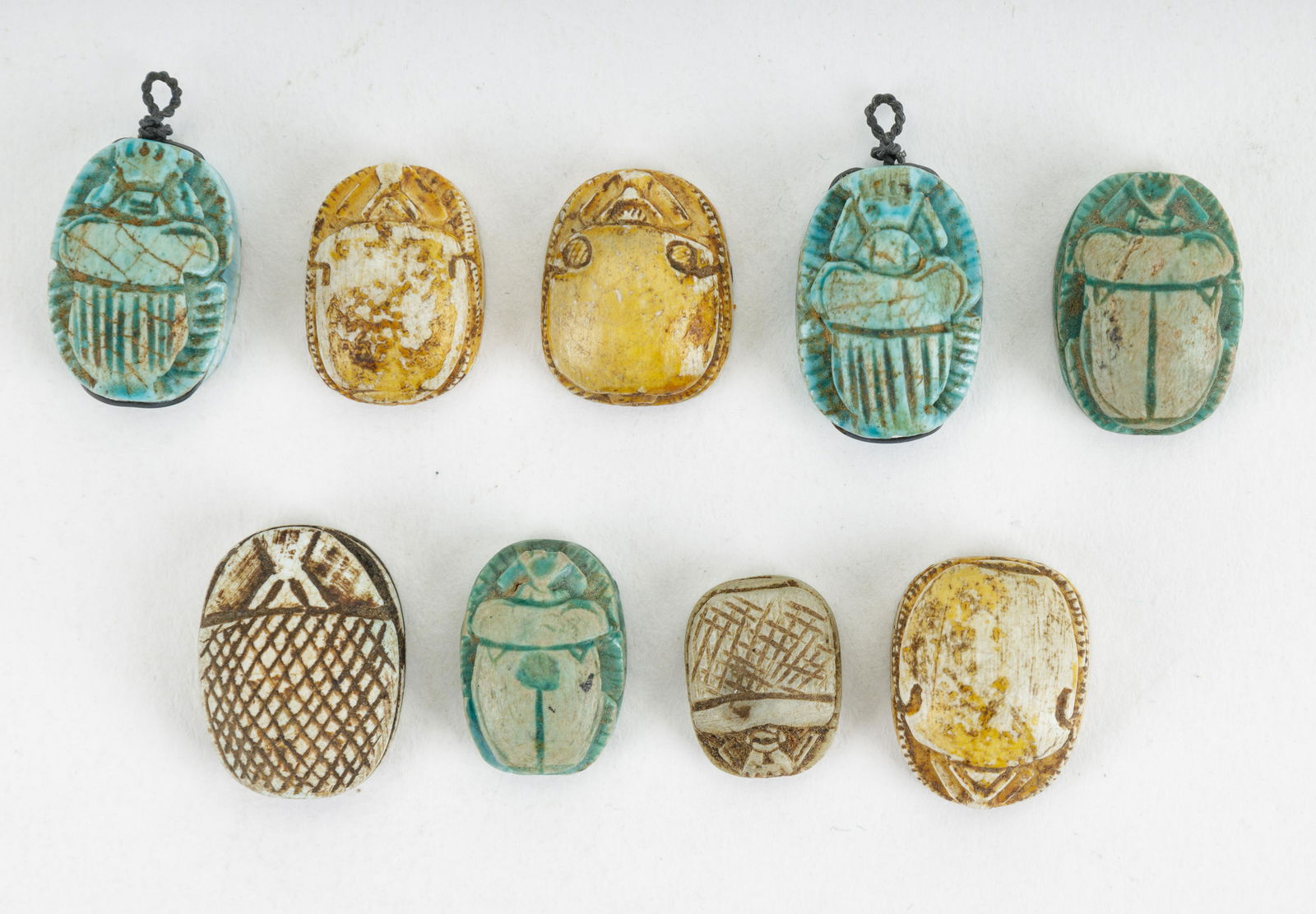 Faience Scarabs Auction