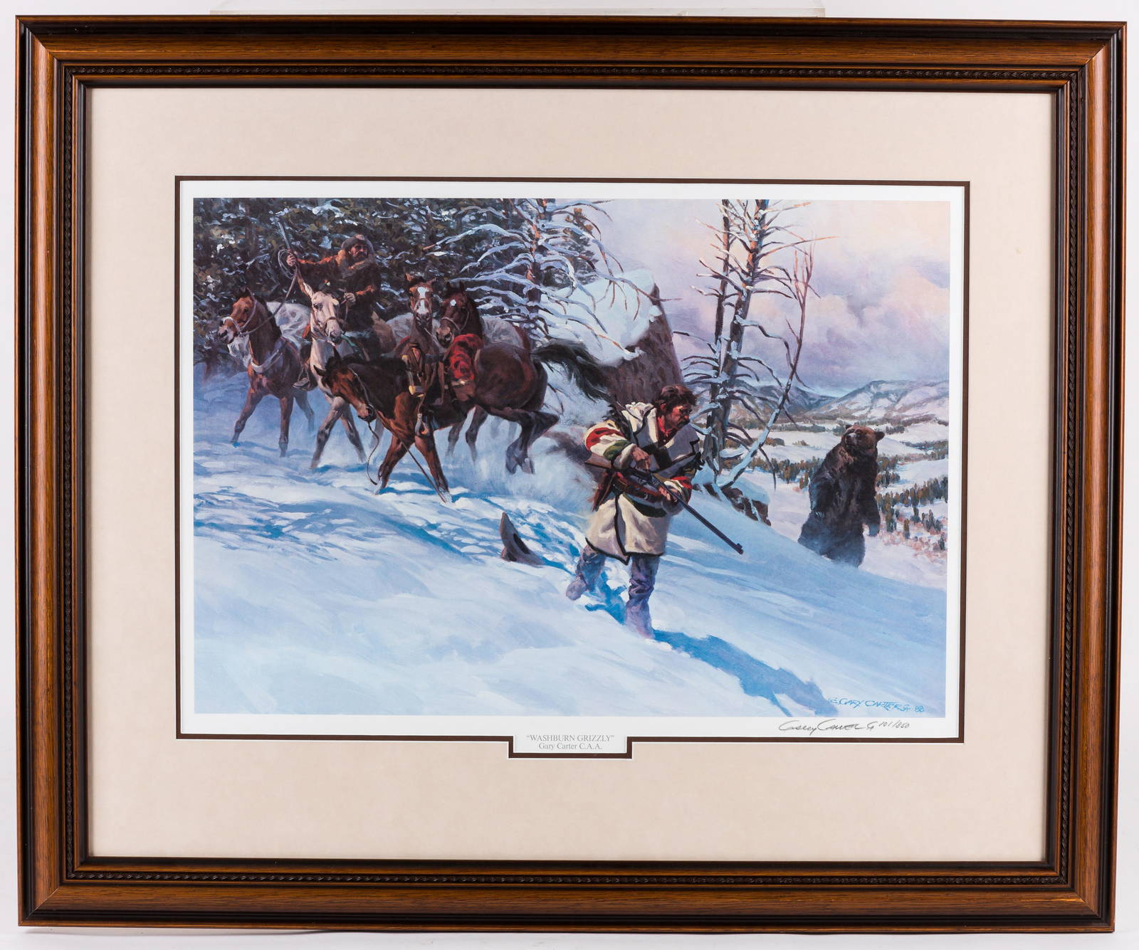 Gary Carter Signed & Numbered Lithograph Auction