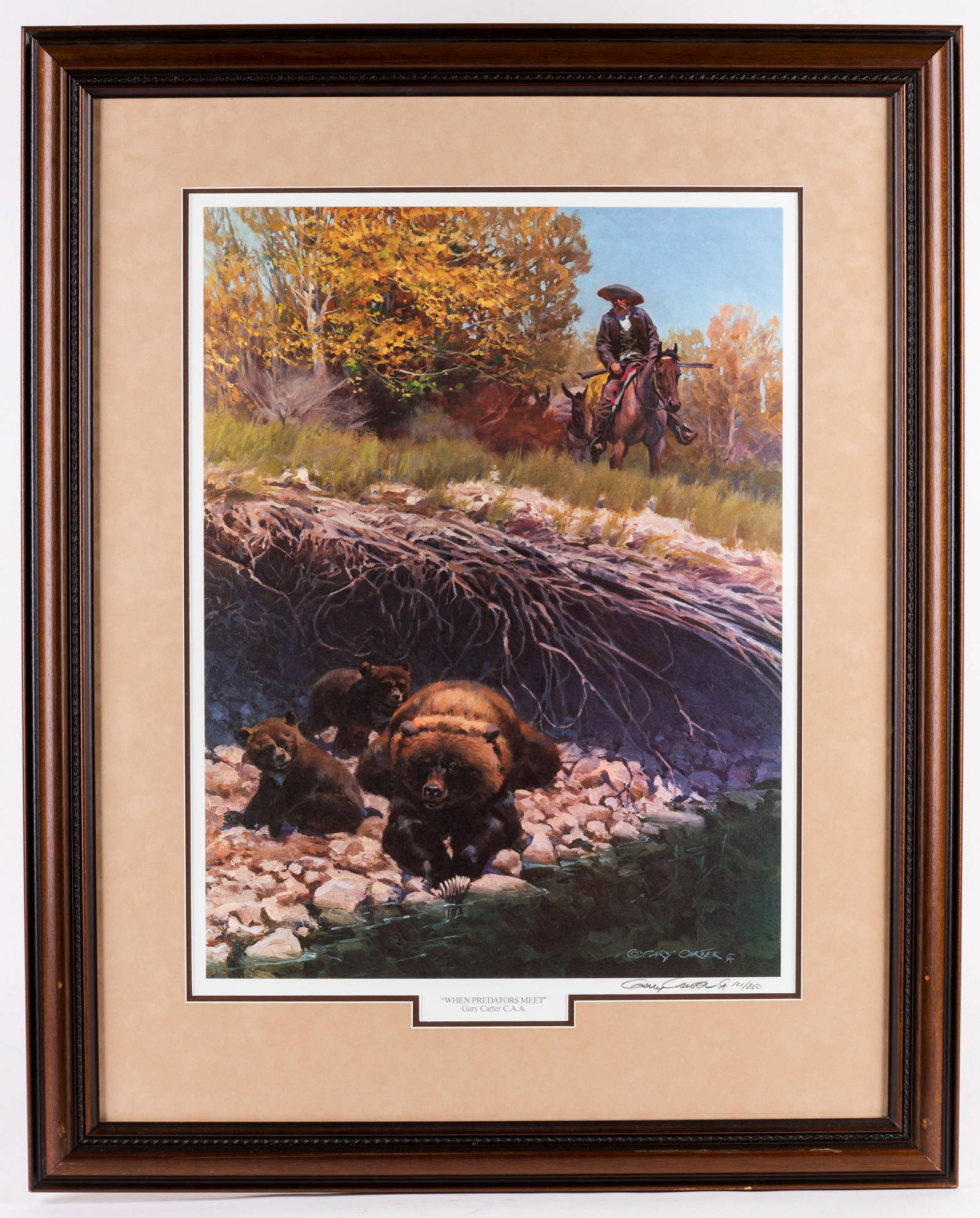 Gary Carter Signed & Numbered Lithograph Auction