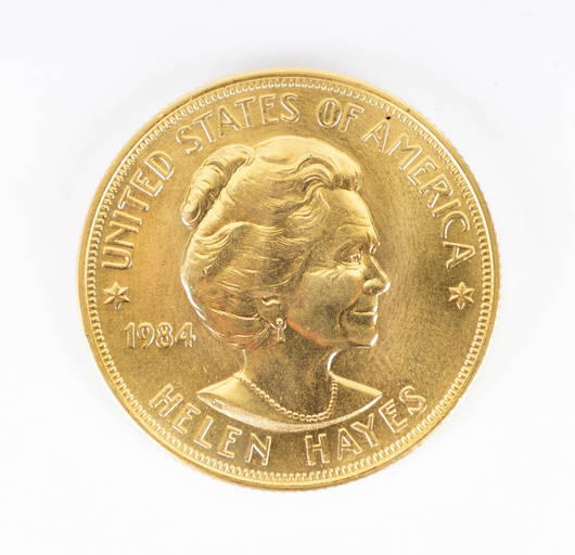 U.s. 1984 Helen Hayes One Ounce Gold Bullion