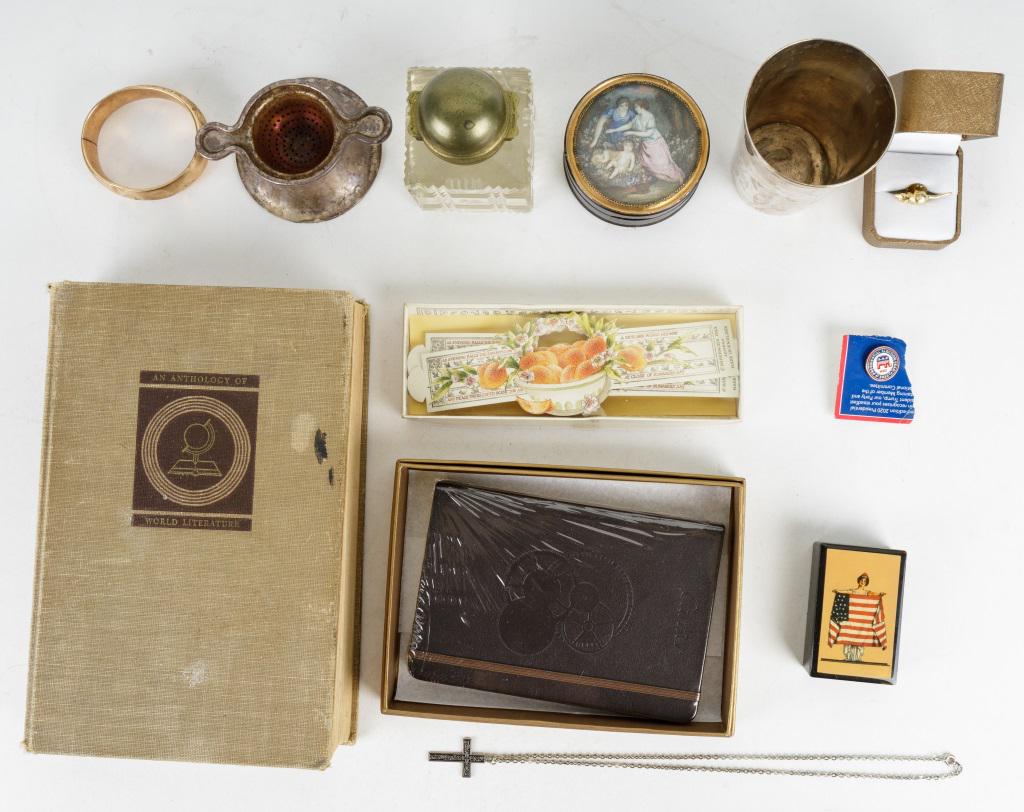 Cartier Notebook, Silver Plated, Trinket & More Auction