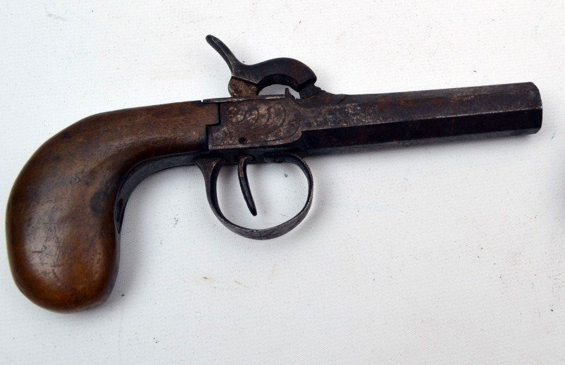 19th Century Belgian Elg Percussion Pistol