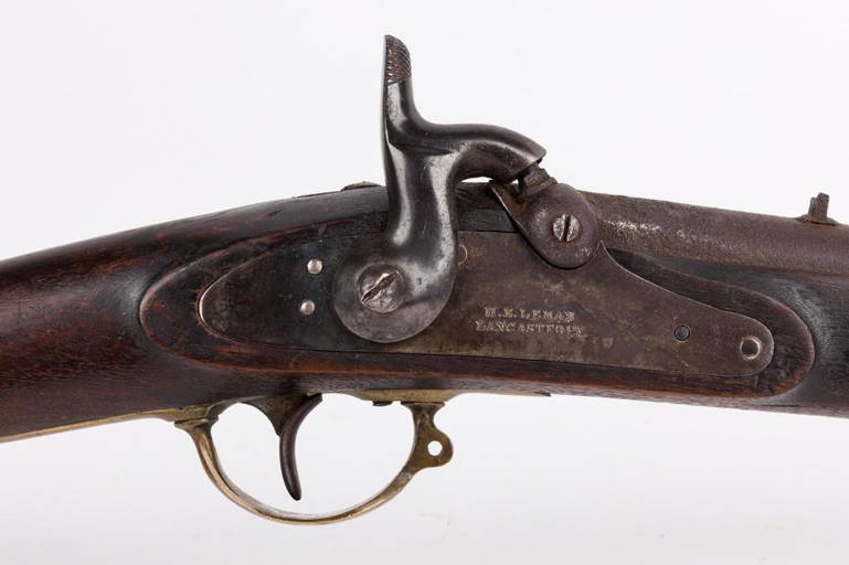 Rare H.e Leman M.1855 State Contract Militia Rifle