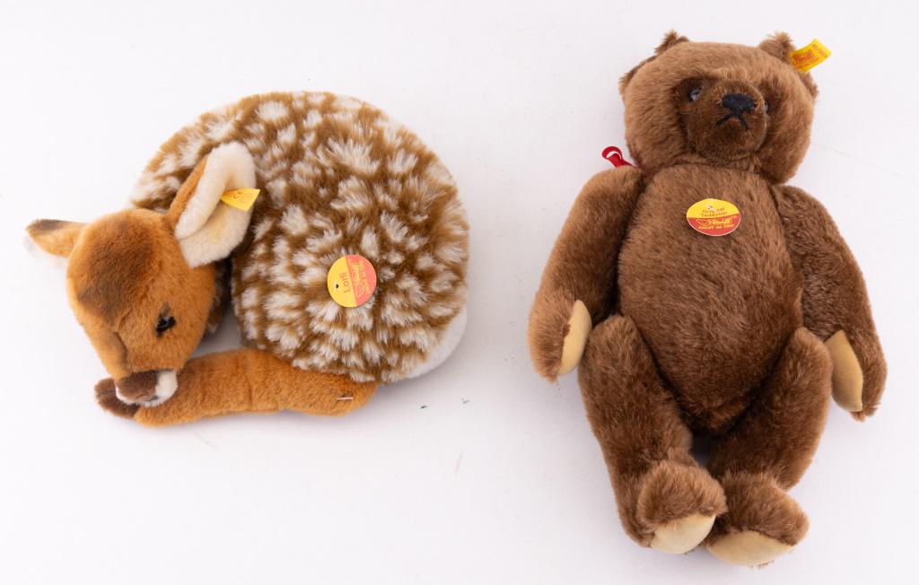 Vintage Steiff Stuffed Toys (2) Auction
