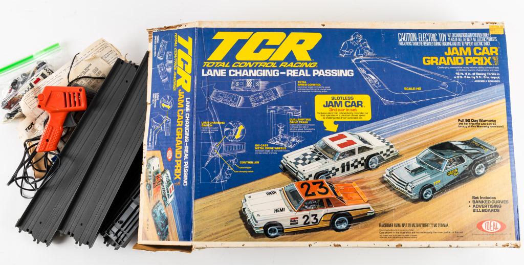 Tcr Slot Car Set W/ Track & Cars Auction