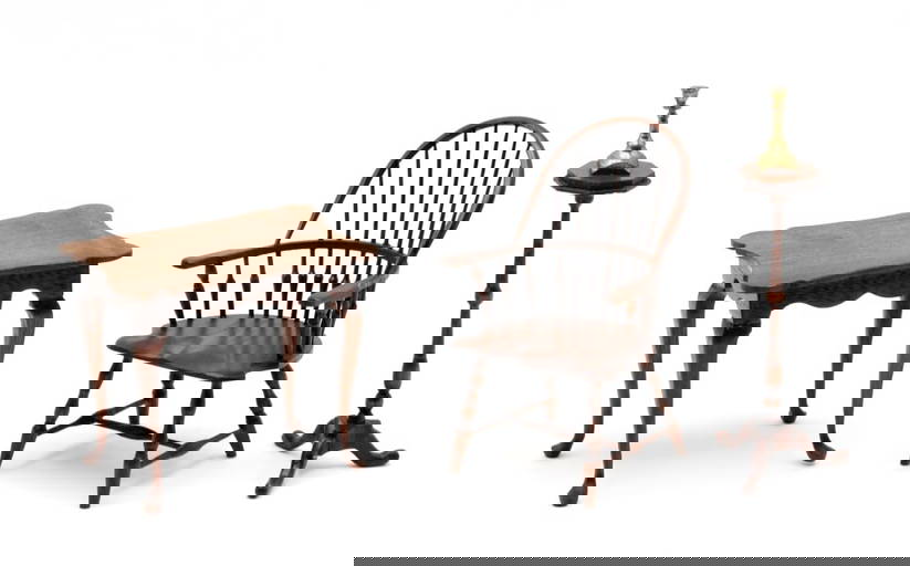 William Clinger Windsor Chair & Other Miniatures