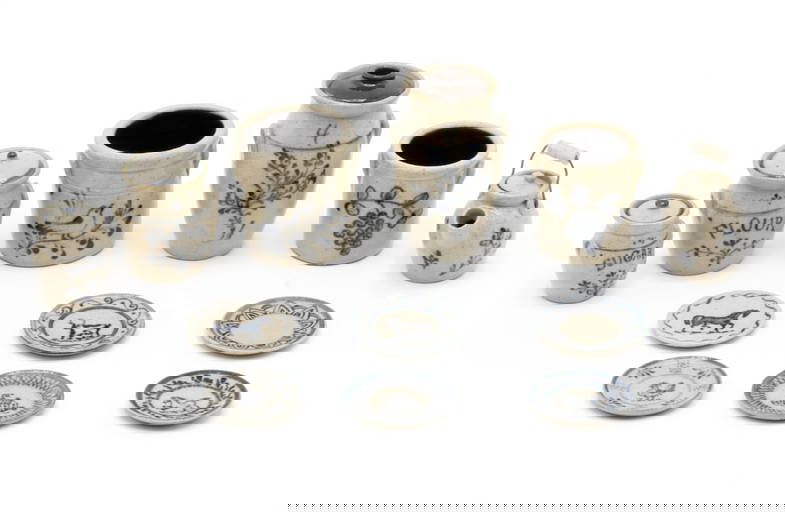 Jane Graber Stoneware Pottery Miniatures