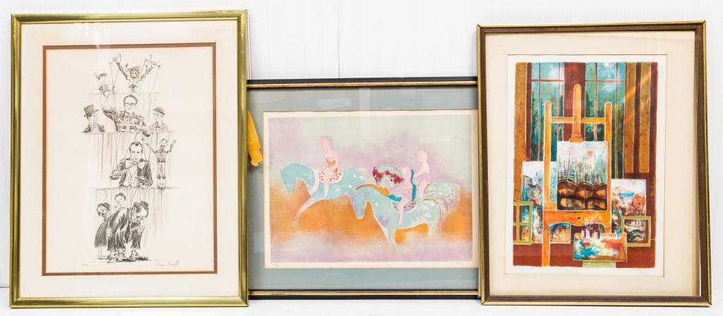 Wayne Howell Political Print, An Agostini & Klein Auction