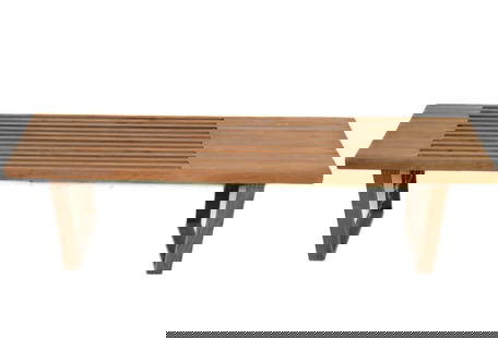 Mid Century Modern Mcm Bench Coffee Table