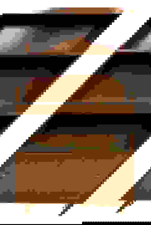 Mcm Bookcase With Bottom Cabinet Auction