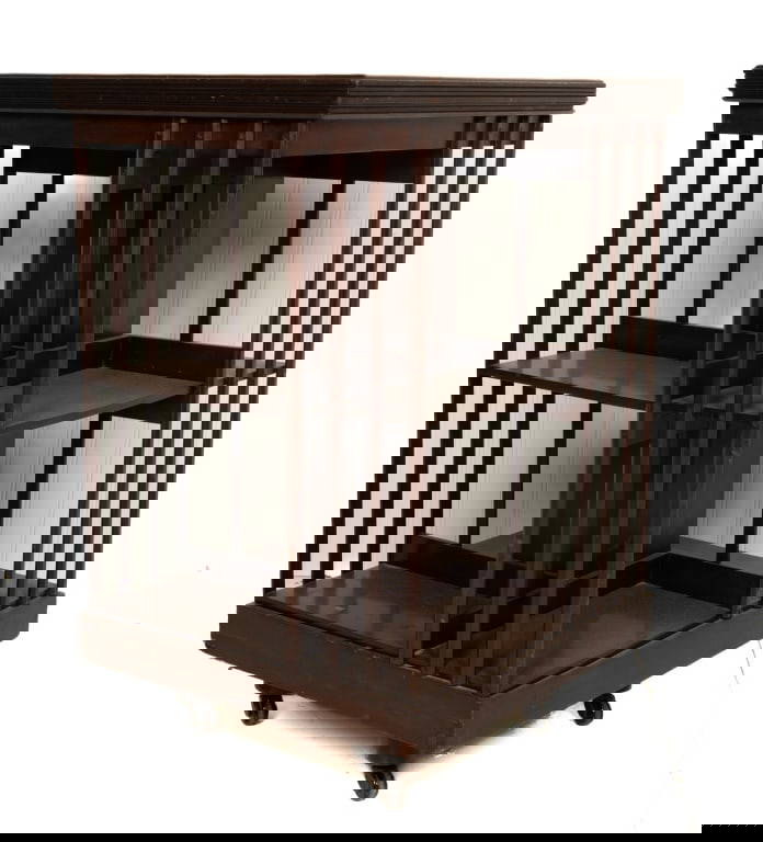 Rotating Library Book Shelf Auction