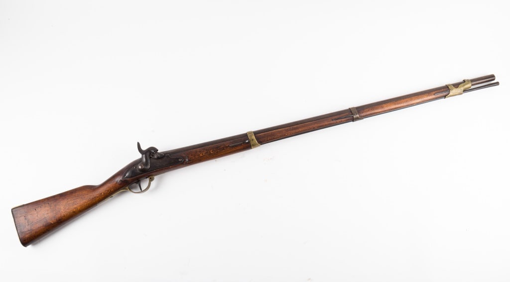 French Model 1822 Percussion. Conversion Musket Auction