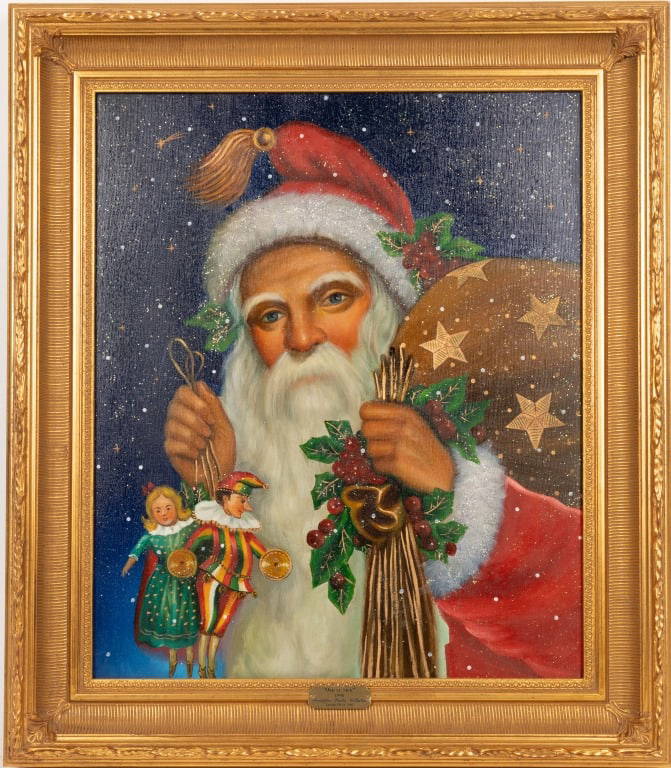 Radko 1998 Old St. Nick Painting Auction