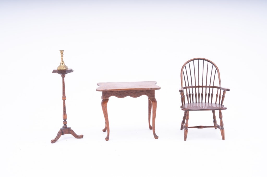 William Clinger Windsor Chair & Other Miniatures Auction