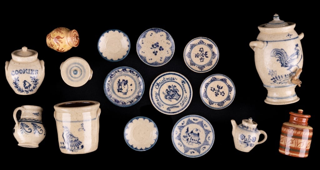 Jane Graber Stoneware Pottery Miniatures Auction