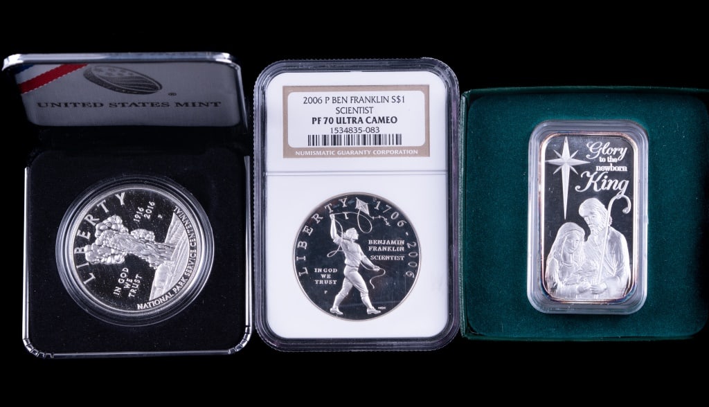 Us Commemorative Silver Dollars & More Auction