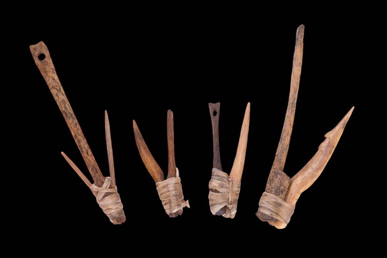 Inuit Eskimo Fish Hook Artifacts (4)